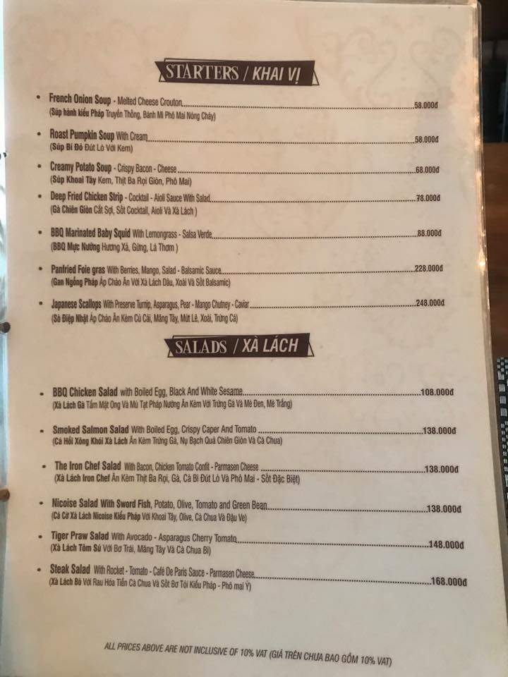 ホーチミンのホッコリ日常フレンチ ~ Chef Thien | フードアナリストちぇりのホーチミンの美味いもん