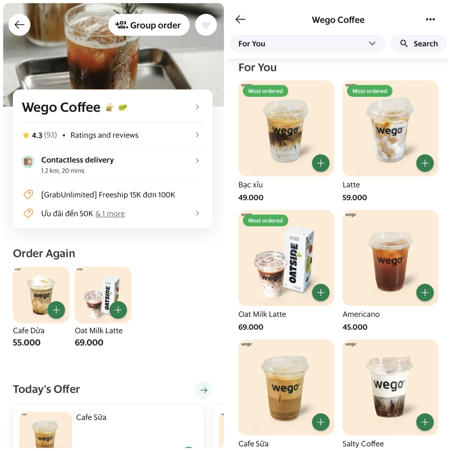 【Ho Chi Minh・Grab】雑記事御免！でもこの2種類、美味しかったのでサクッと記しとく！ ~ WeGo Coffee | フード ...