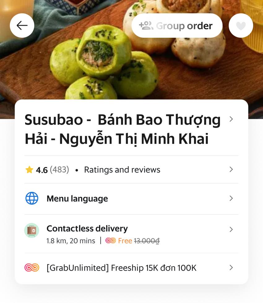 【Ho Chi Minh・Ha Noi ・Grab Food】これは美味しい焼き小籠包！！ ~ SUSUBAO | フードアナリストちぇりの ...