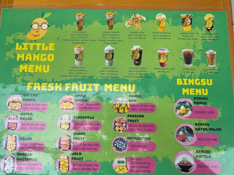 【Da Nang】Bingsu・マンゴーを楽しむためだけに行くならお手軽！ ~ Little Mango | フードアナリストちぇりの ...
