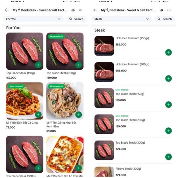 【Ho Chi Minh・Grab】しばらくぶりの安旨ステーキデリバリー！ ~ My Y, Beefsteak Sweet &Salt ...