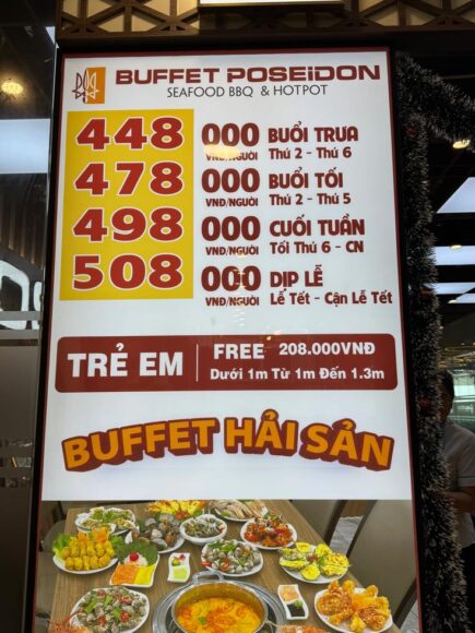 【Ho Chi Minh】食の海を楽しみつくせ！日常海鮮＆鍋＆グリルの盛りだくさんビュッフェ！ ~ Poseidon Tan Binh ...