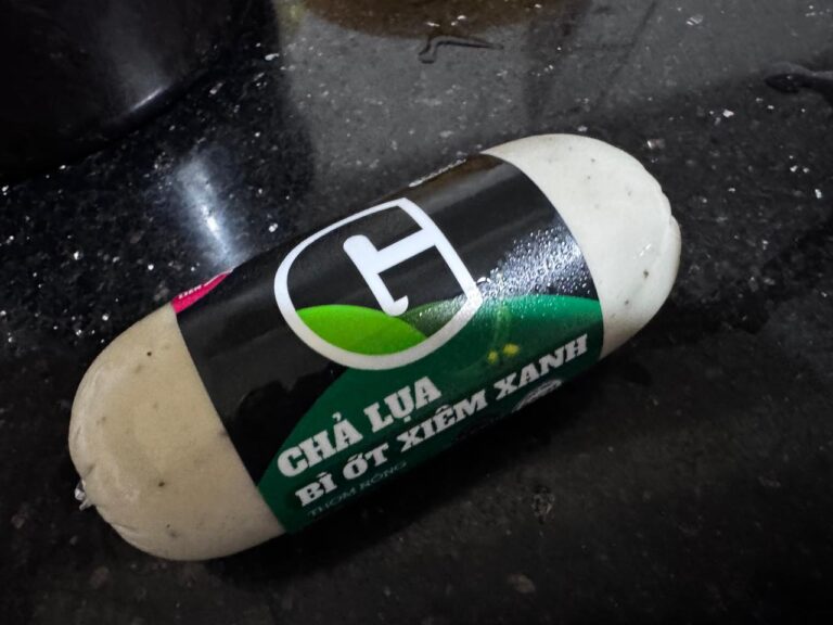 【Vietnam？】青唐辛子ソーセージ入りCha Lua！これ常備しとくとおつまみ活動捗る捗る！ ~ Cha Lua Green pepper ...