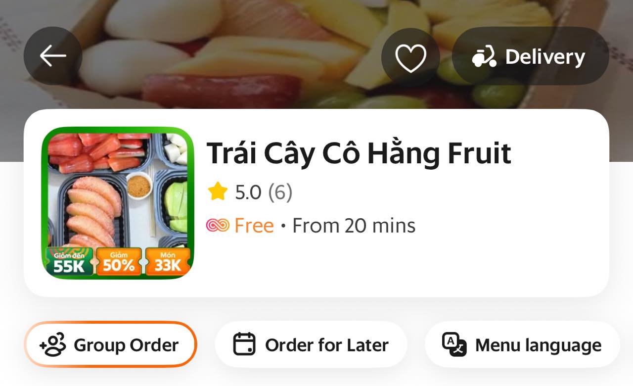 【Ho Chi Minh】2ヶ月で10回以上頼んで安定品質、ジュースも美味しい！ ~ Trai Cay Co Hang Fruit | フード ...